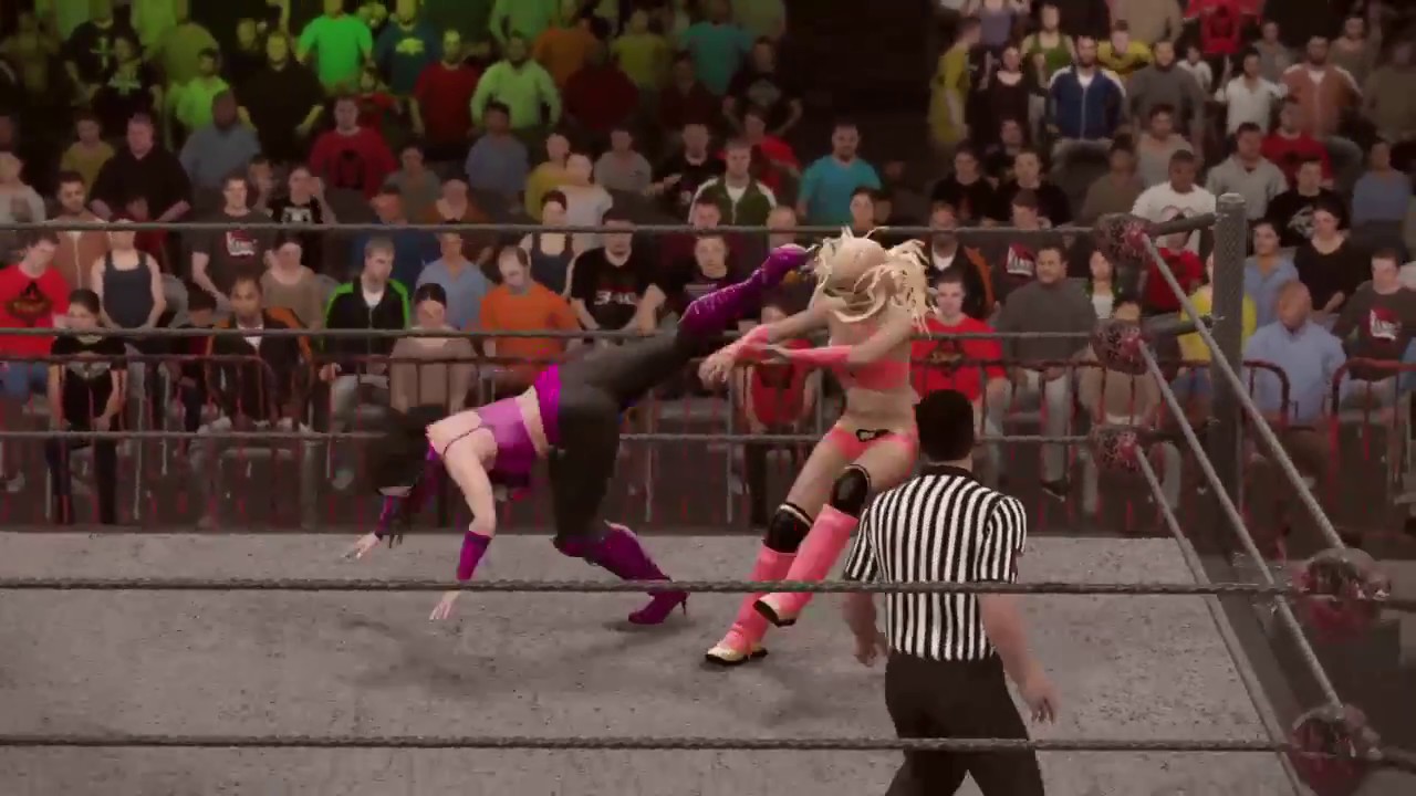 WWE 2K17 mileena v summer rae - YouTube