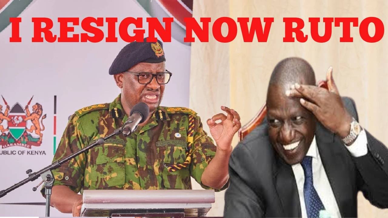 NIMESHINDWA NA KAZI YA RUTO!!!IG JAPHET KOOME DECIDED TO RESIGNED FROM OFFICE FOLLOW CS KINDIKI ...