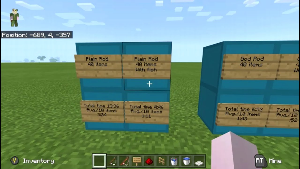 Minecraft Bedrock Increasing Fishing Rates - YouTube