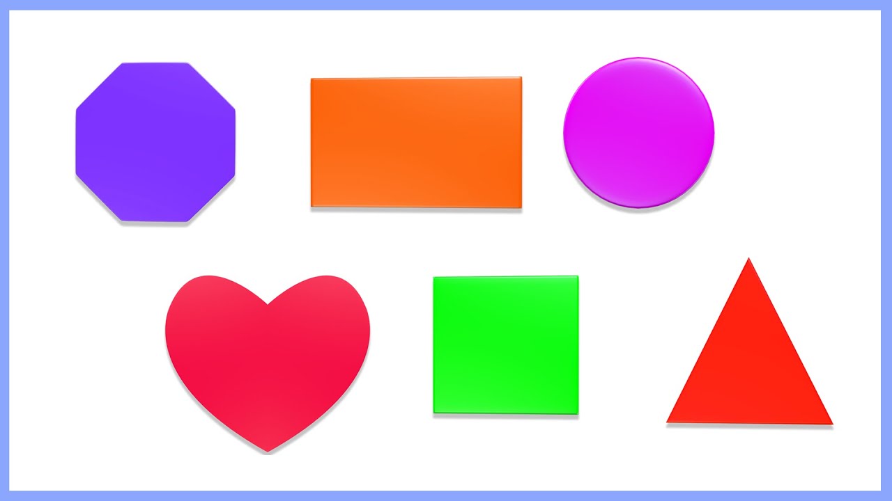 Shape Names | Kids Cartoon | Videos for Babies | Educational ...