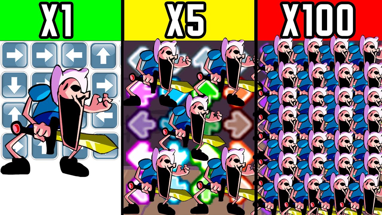 A LOT OF PIBBY СORRUPTED FINN | FNF Character Test | Gameplay VS ...
