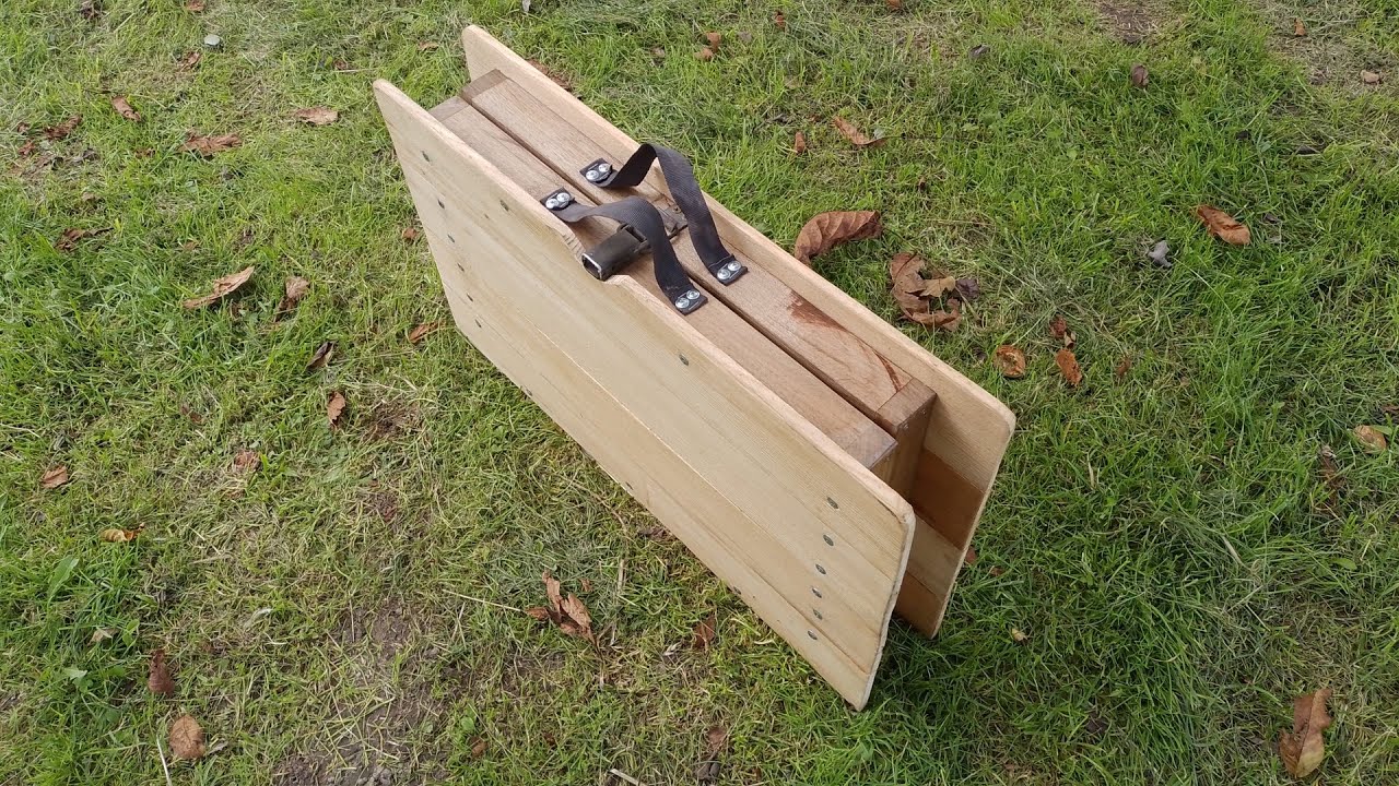 Folding table for relaxation - YouTube