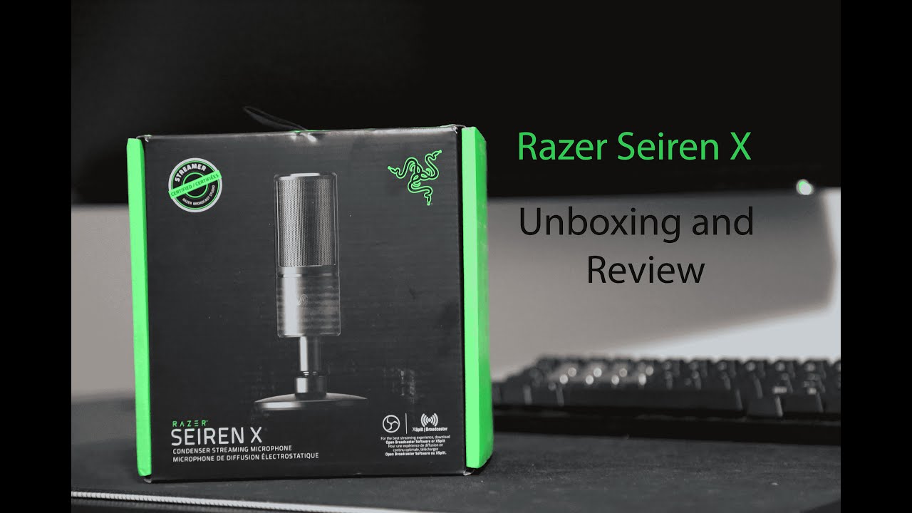 Razer Seiren X Unboxing and Review - YouTube