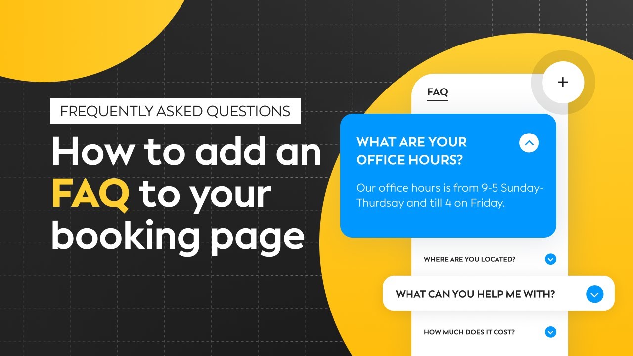 How to add an FAQ to your booking page | BLAB Tutorial - YouTube