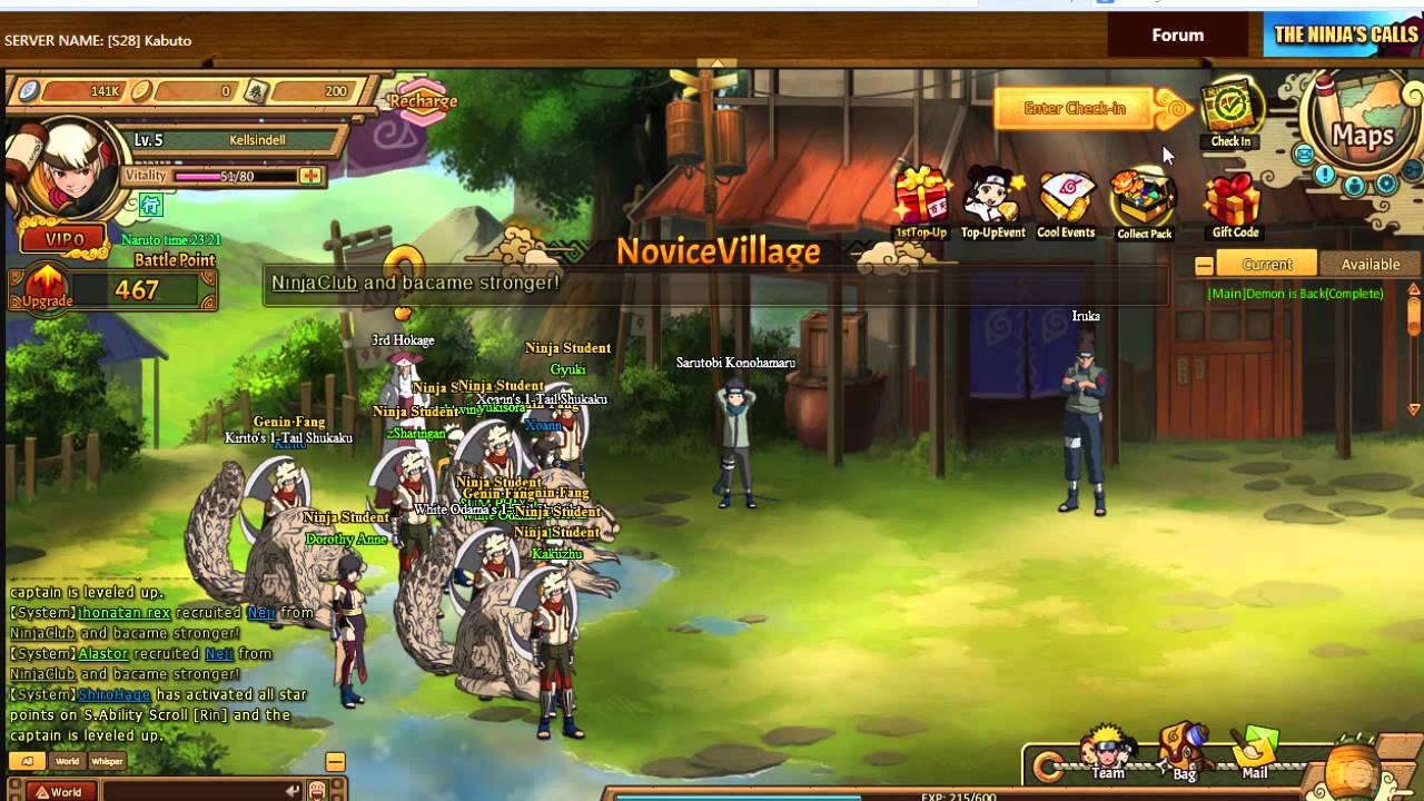 Ultimate Naruto Beta - 1st Look - YouTube