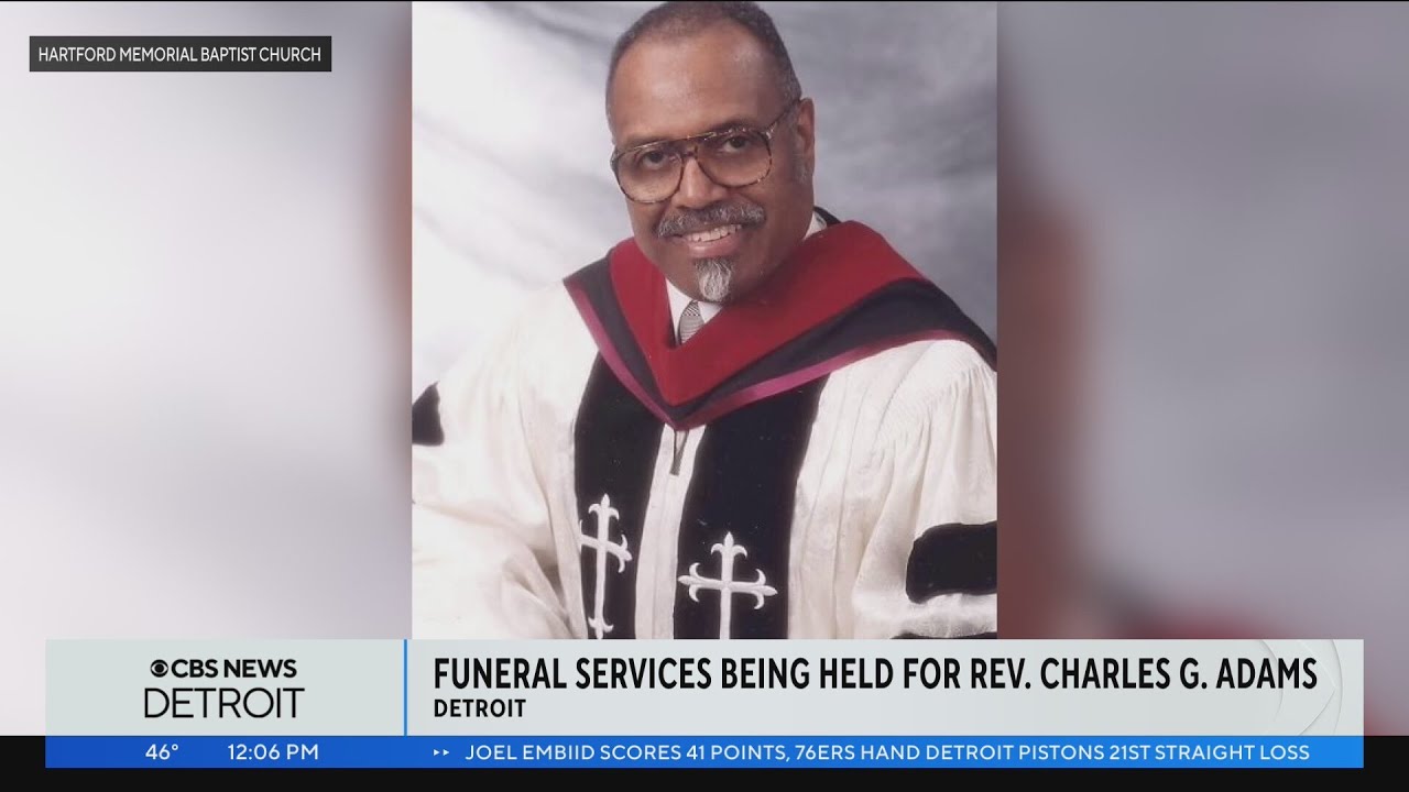 Celebration of life for Rev. Charles Gilchrist Adams - YouTube