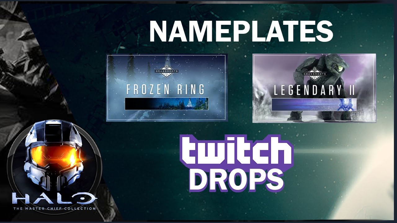 TWO Nameplate Item Drops - Twitch Drops - Halo MCC - YouTube