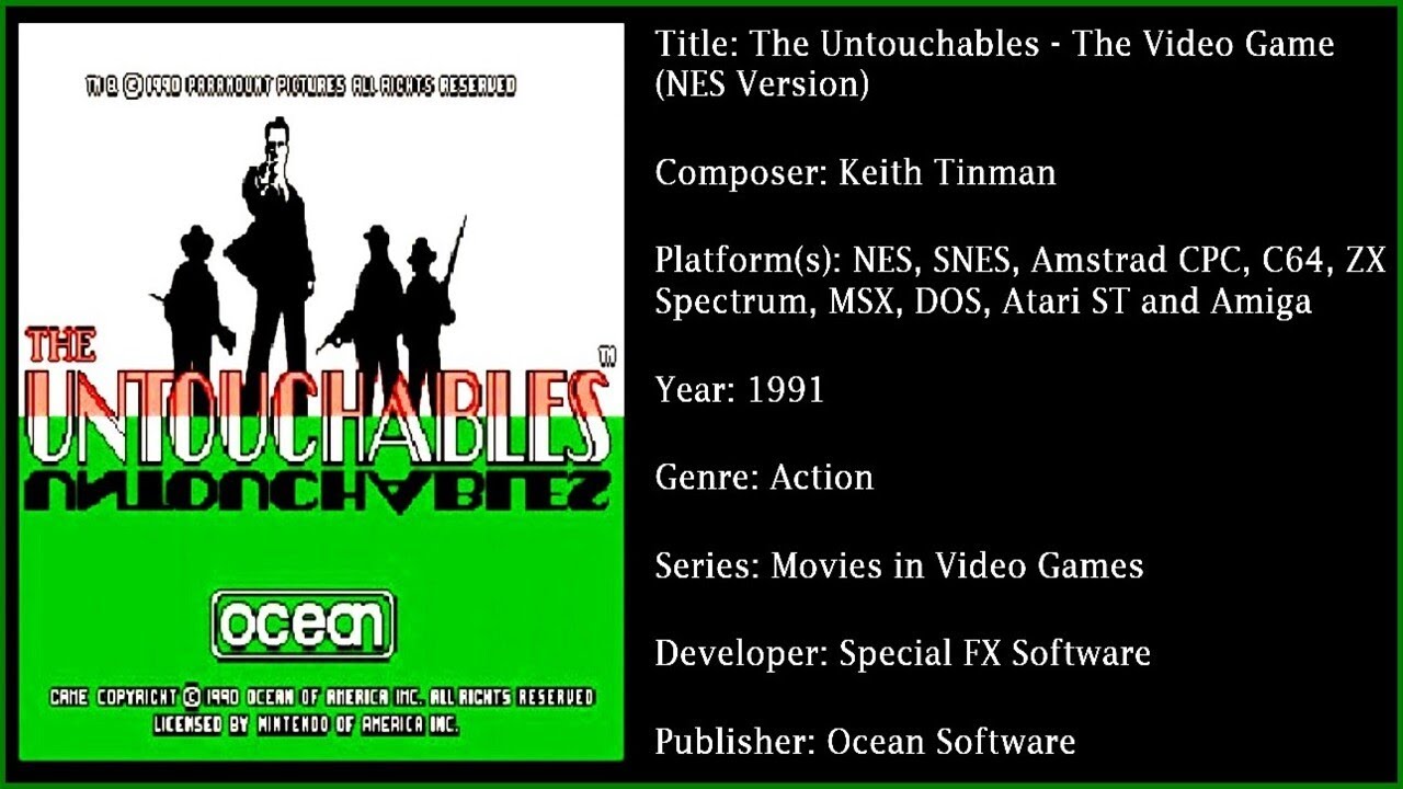 The Untouchables (NES) [Soundtrack in FULL HD & 320 KBPS] - YouTube