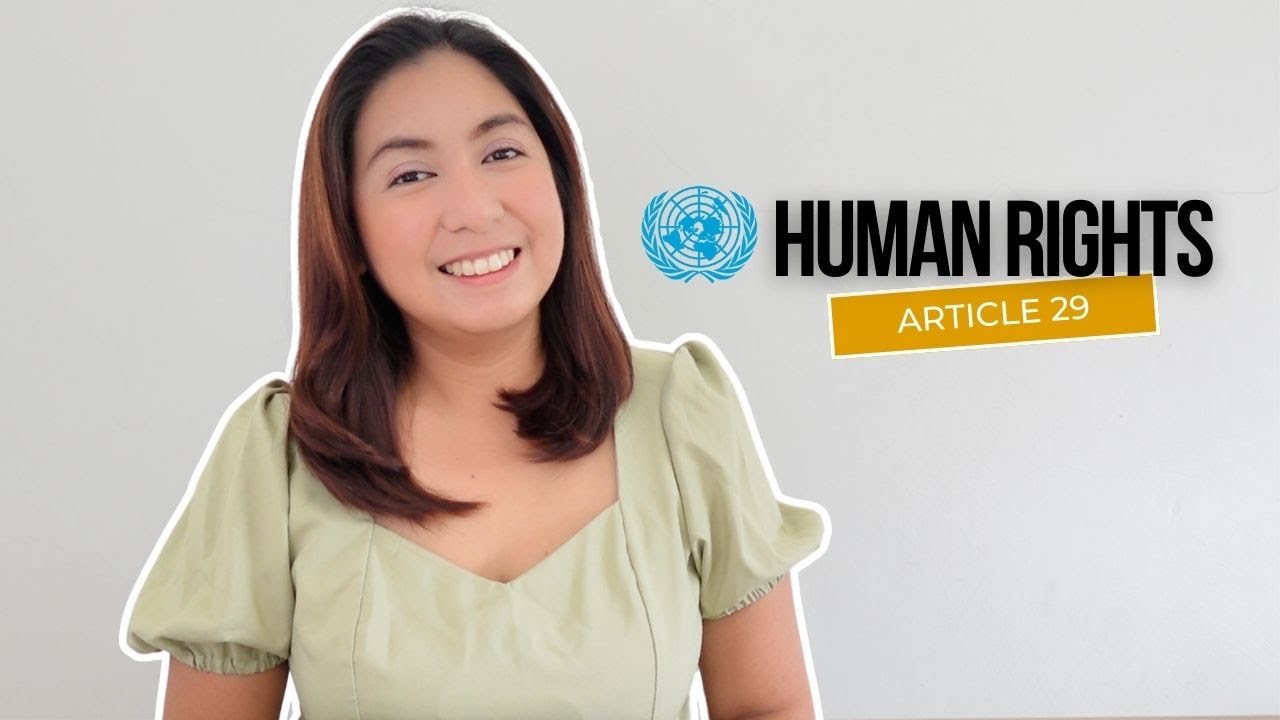 UDHR Article 29. DUTY TO YOUR COMMUNITY | Tinatalks - YouTube