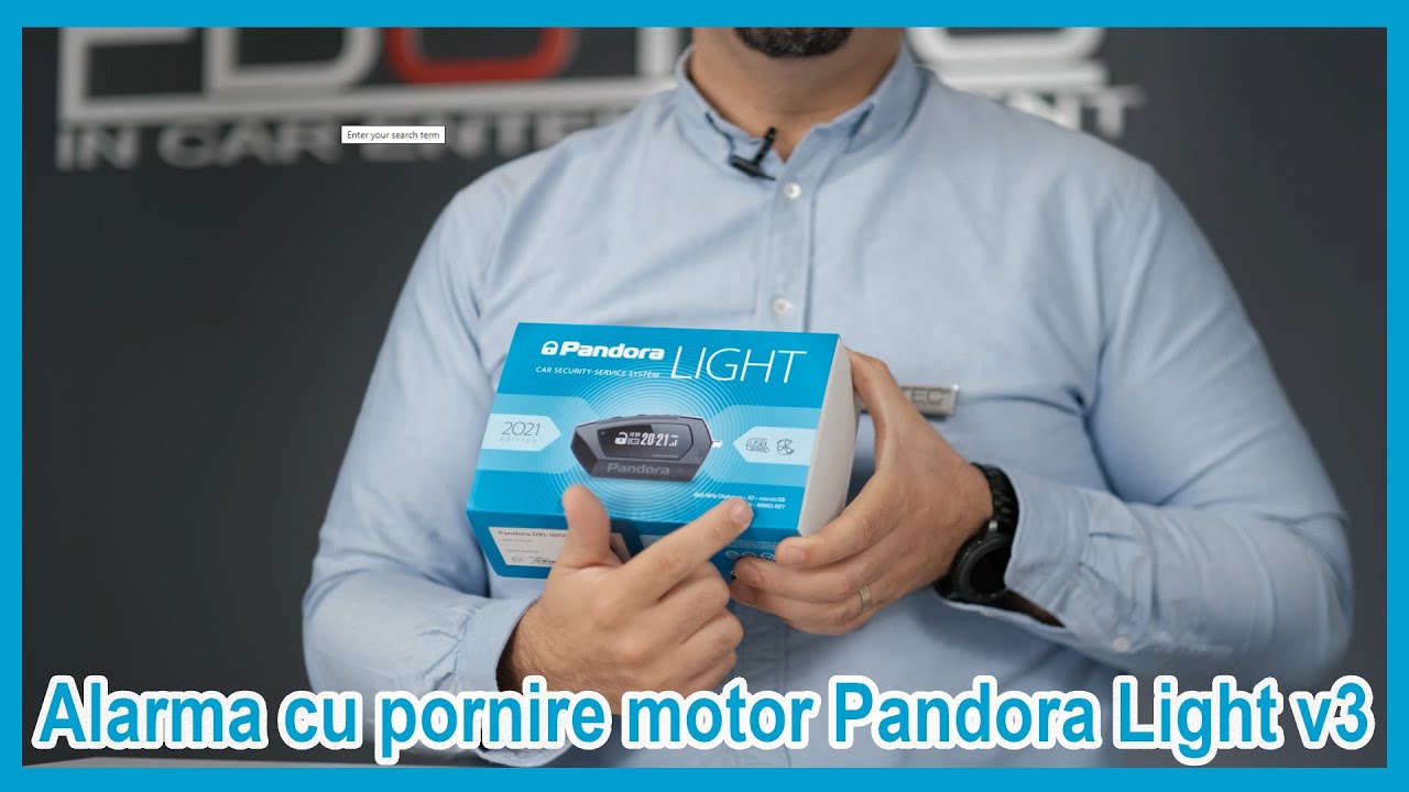 Pandora Light v3 alarma cu pager si pornire motor de la distanta ...