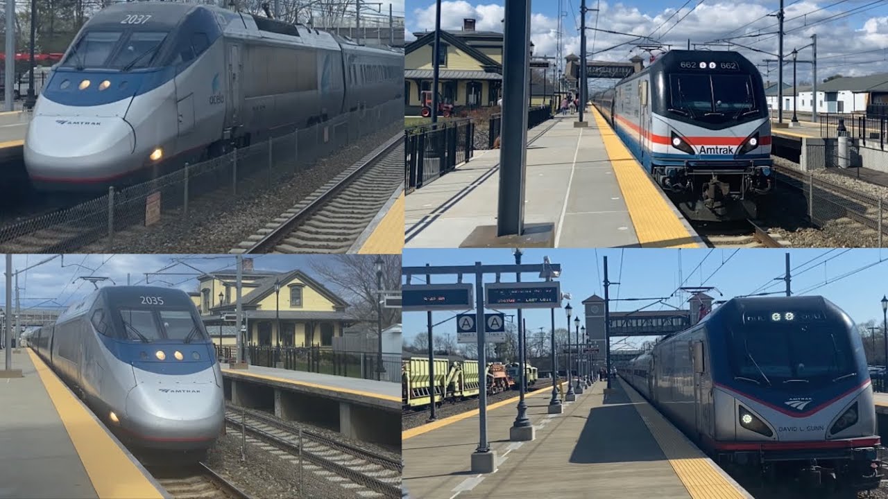 Amtrak Action In Kingston, RI (4/17/22) Ft. 662, Saahc’s, and Hornshows ...