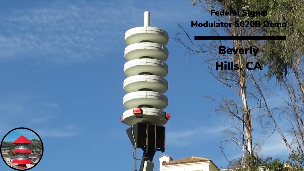 Federal Signal Modulator Demo | Beverly Hills California | Voice & Hi ...
