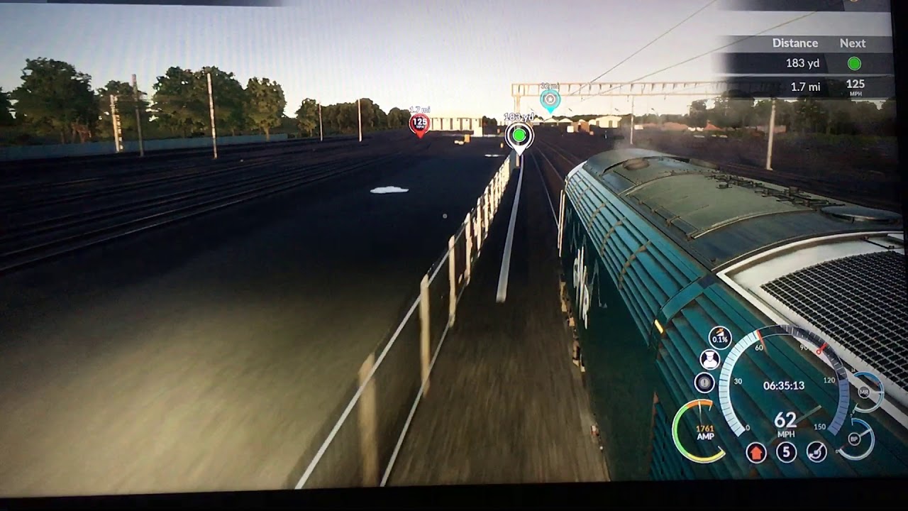 TSW PS4 GWR HST Power Car 43194 Passing At North Pole Depot For Class ...