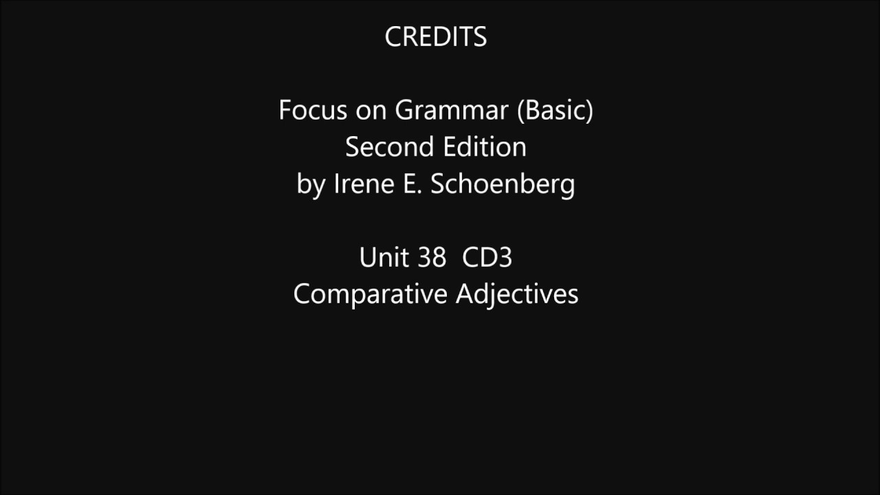 2 COMPARATIVE ADJECTIVES DIALOGUE - YouTube