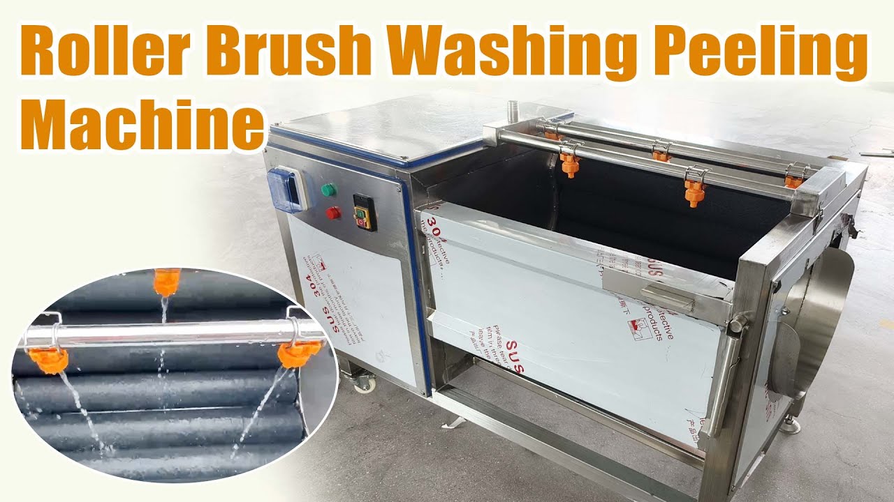 Efficient Roller Washing & Peeling Machine | High-Performance and ...