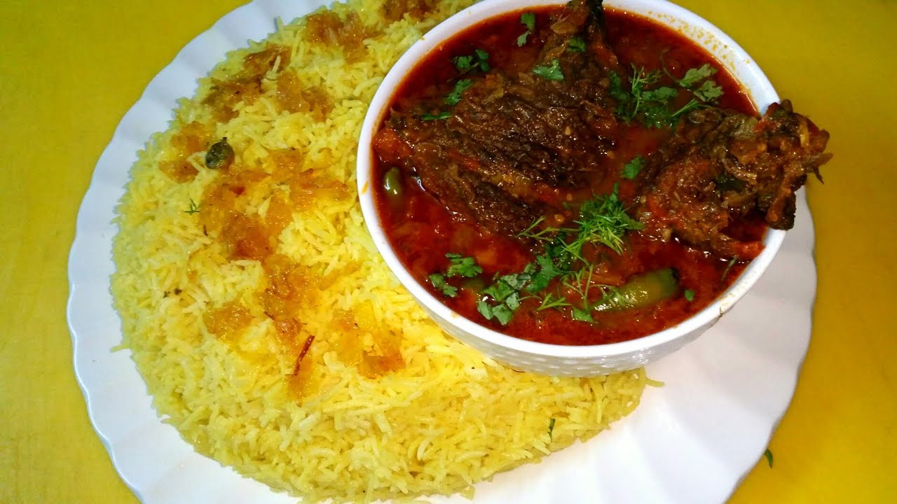 ARABIAN "fish curry rice" || Arabian recipe - YouTube