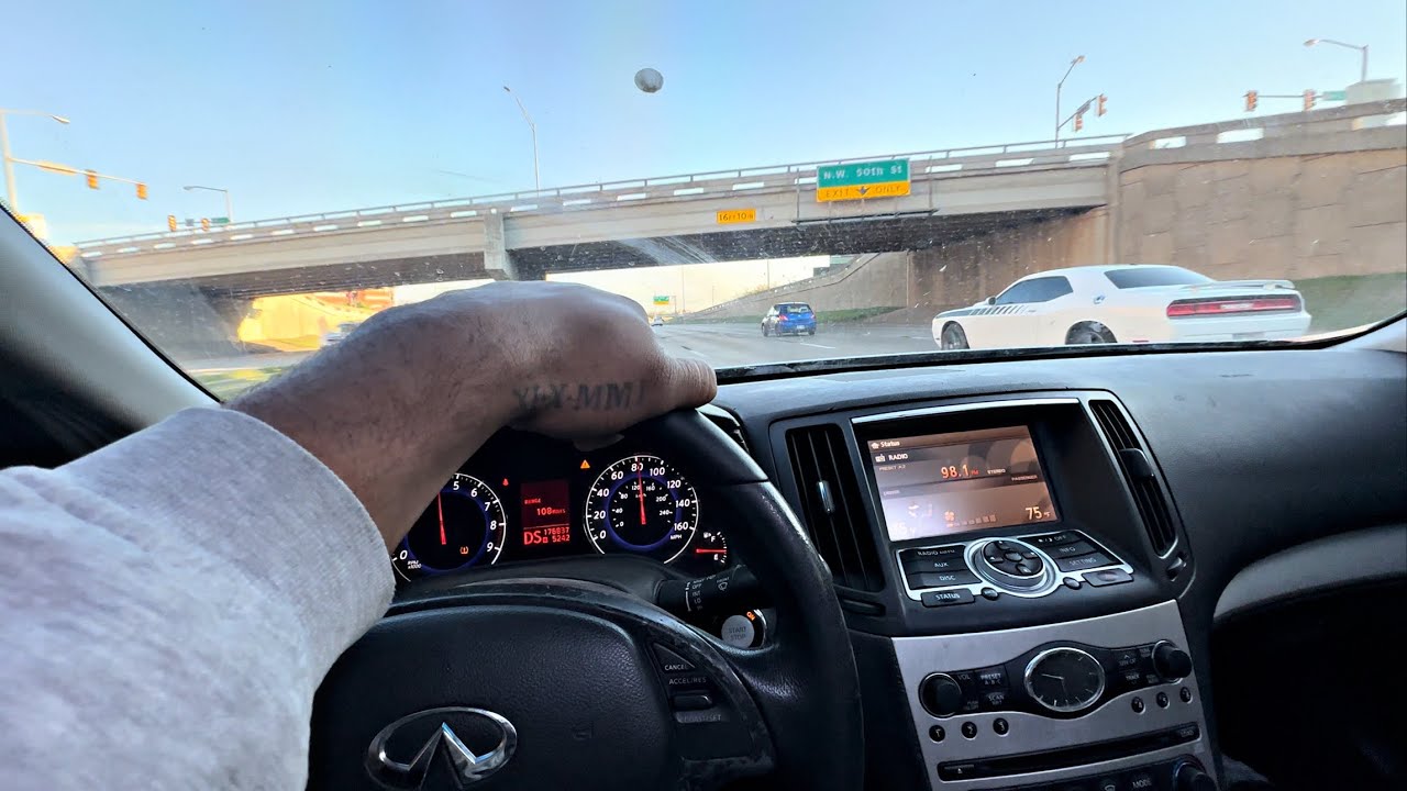 POV: High Acceleration drive in my G35 HR - YouTube