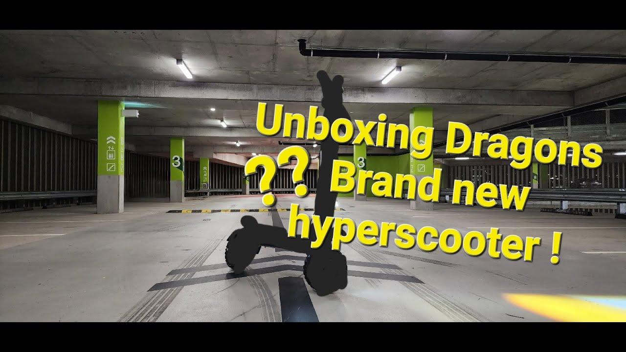 Unboxing Dragon scooters' New Hyperscooter ' The Dragon Hurricane ...