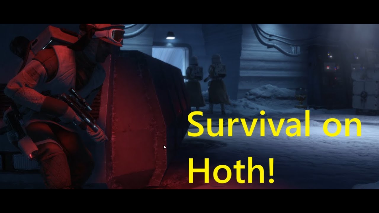 Battlefront: No commentary - Hoth Survival Mission - Single player ...