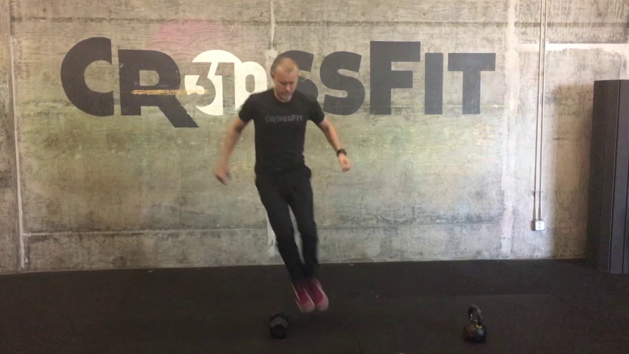 Lateral Jump (over dumbbell) - YouTube