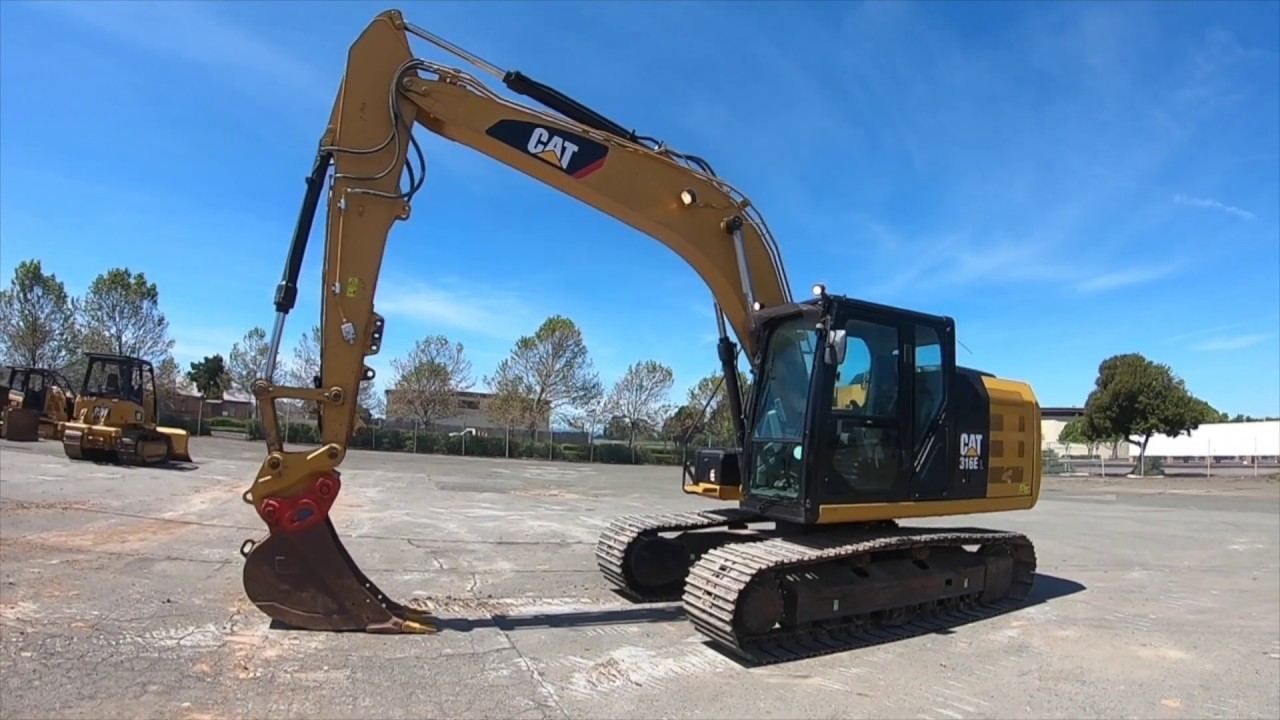 EXCAVATOR 2014 CATERPILLAR 316EL TH #0DZW01683 - YouTube