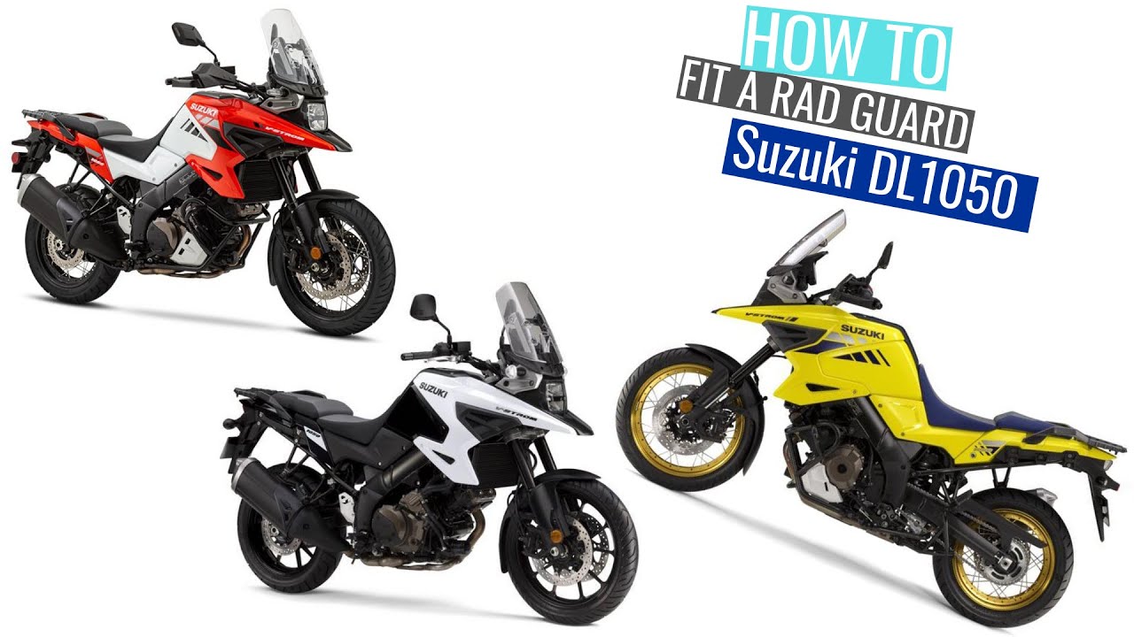 Suzuki DL1050 2020 Rad Guard fitting instructions - YouTube