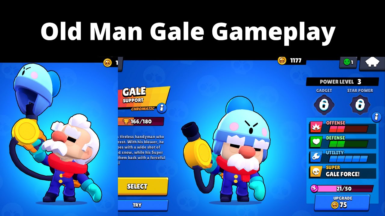GALE IS OP/GAMEPLAY USING THE NEW CHROMATIC BRAWLER/ BRAWL STARS - YouTube