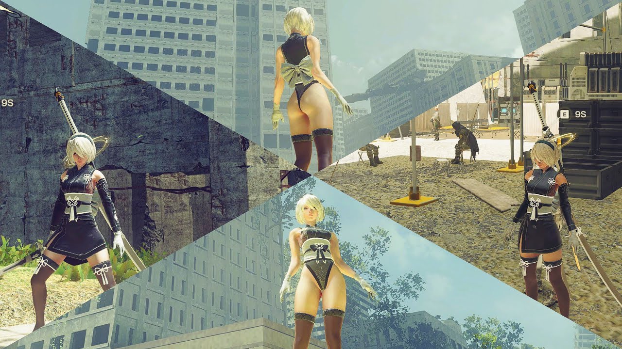 2bs Kimono Nier Automata Pc Mods Youtube