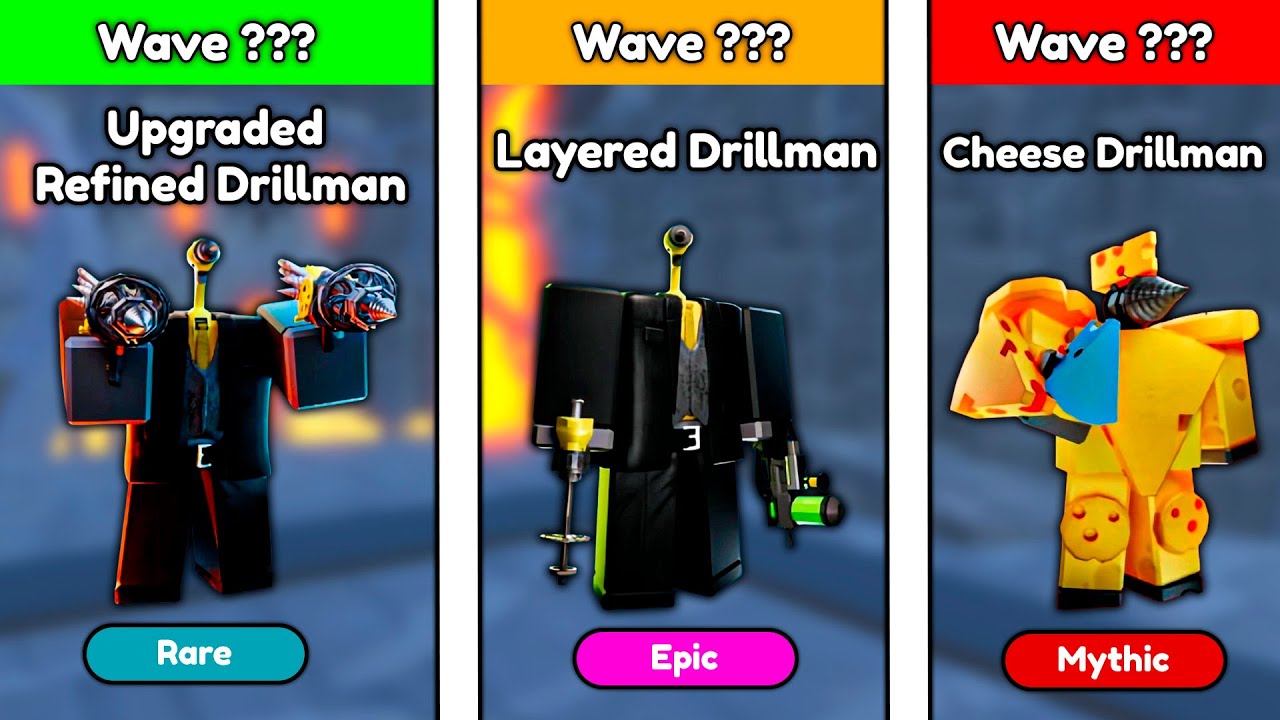 😱UPGRADED REFINED vs LAYERED vs CHEESE DRILLMAN😱 in ENDLESS MODE 🔥 - Toilet Tower Defense - YouTube