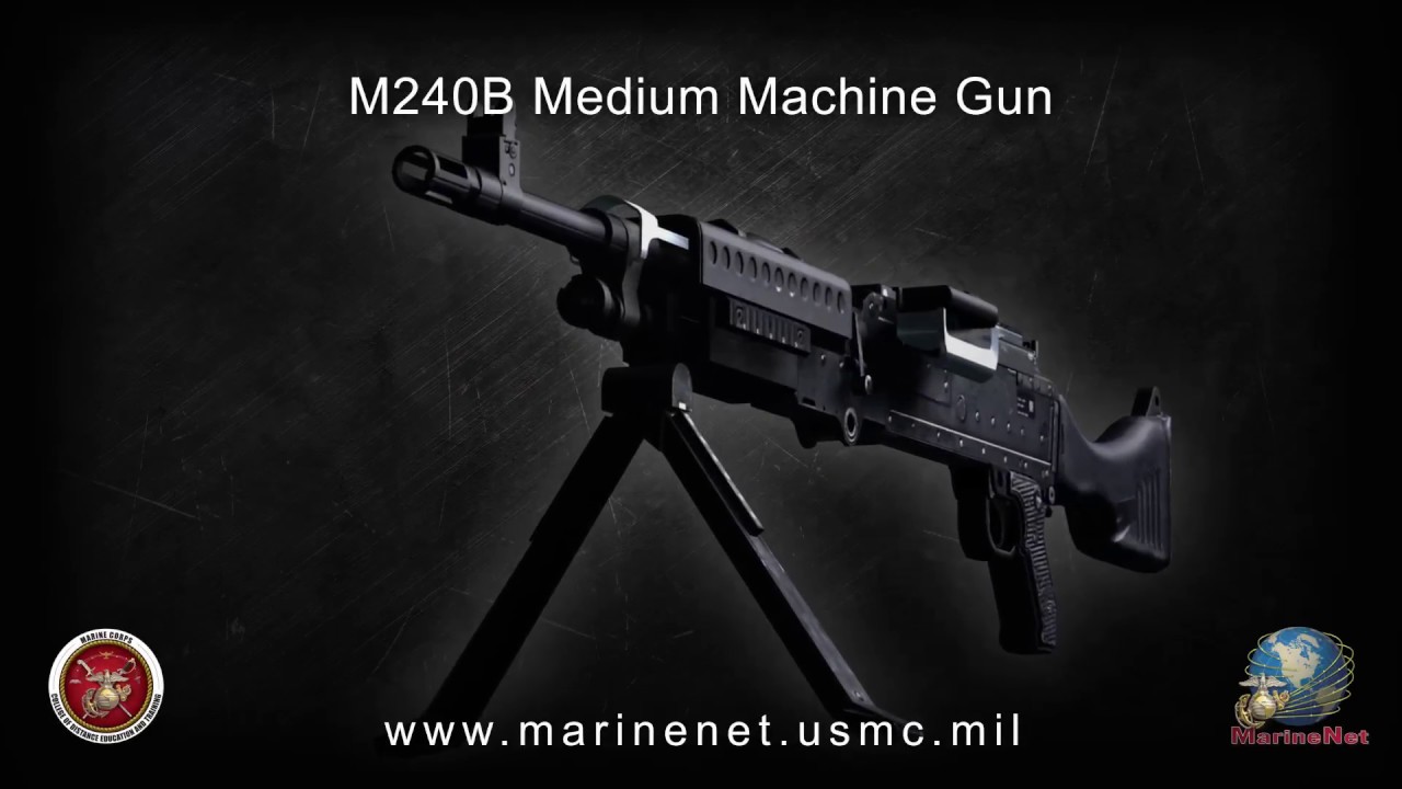 M240B Medium Machine Gun - YouTube