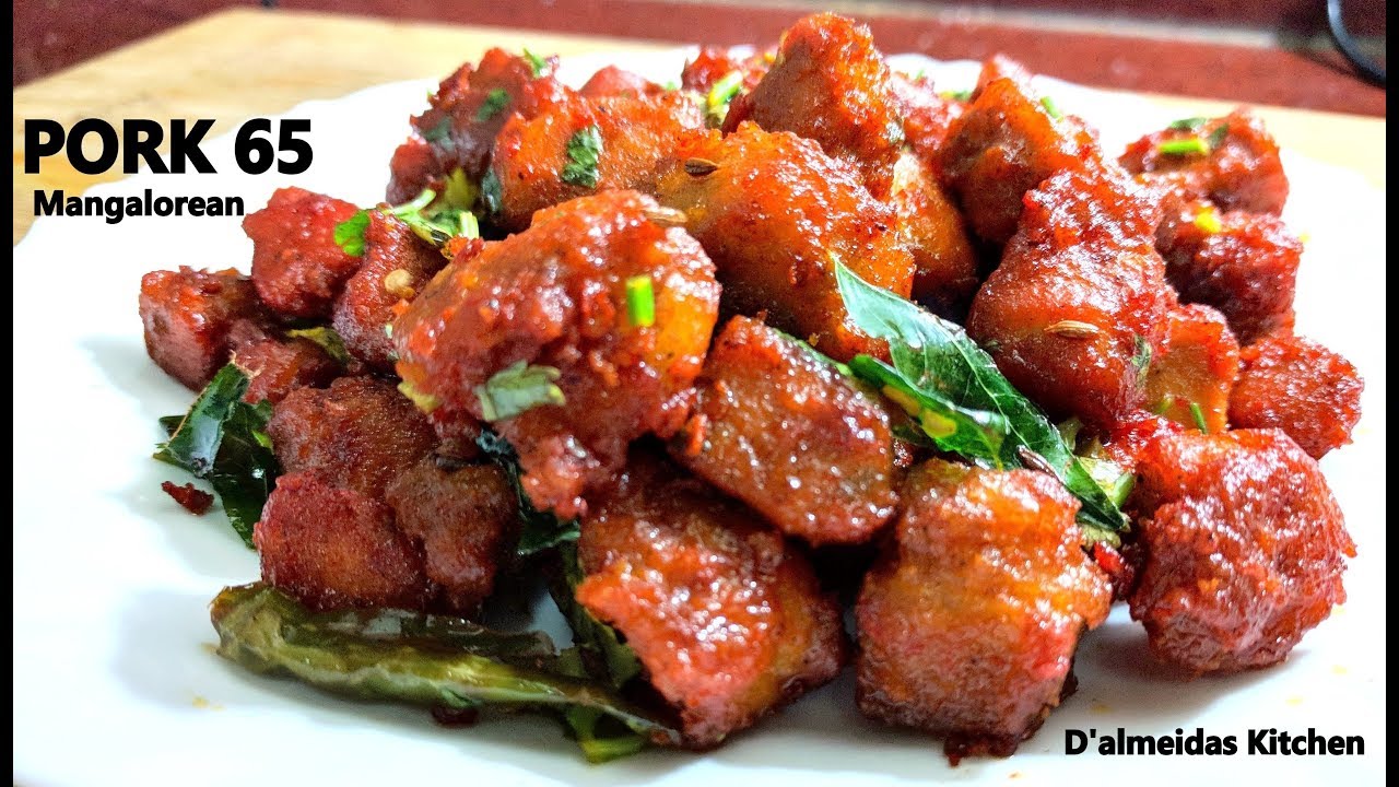 Pork 65 Mangalorean Recipe | Pork 65 Mangalore Style - YouTube