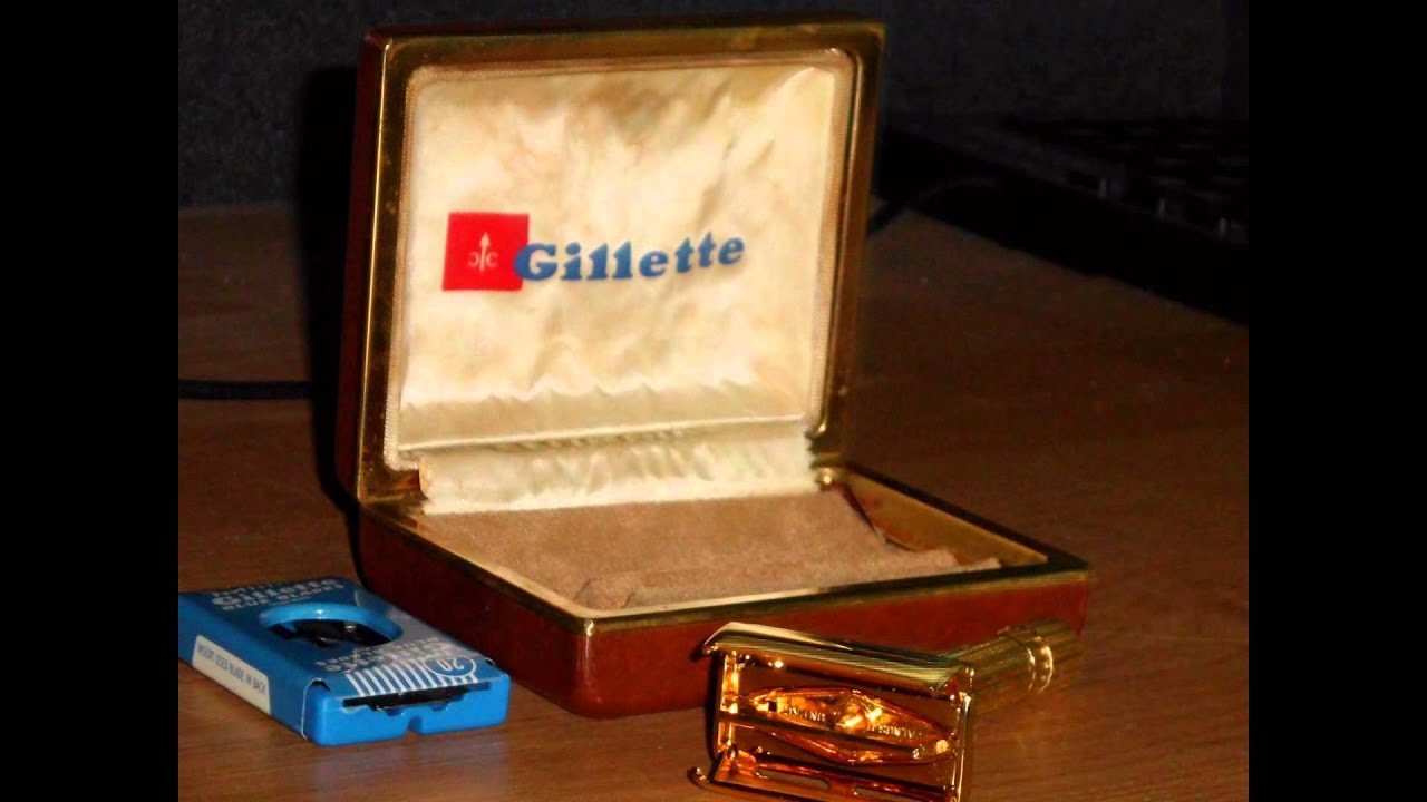 1955 Re-Plated Gillette Diplomat Razor w Original Case - YouTube