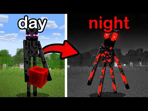 I Made A RED ENDERMAN To Scare My Friends