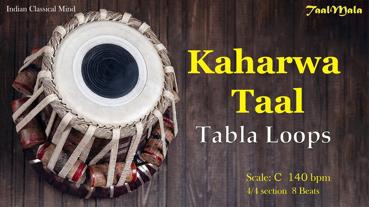 kaharwa taal tabla loops | taalmala - YouTube