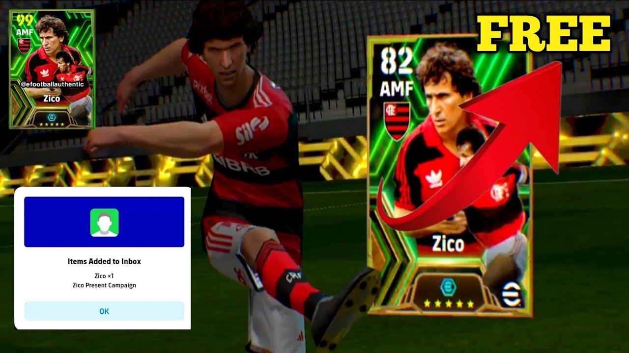 How To Get Free Epic Zico Card In Efootball 2024 Mobile ||😍🔥 - YouTube