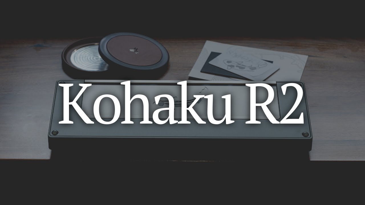 Kohaku R2 | SINGAKBD | Aluminum Plate | Cherry MX Blacks - YouTube
