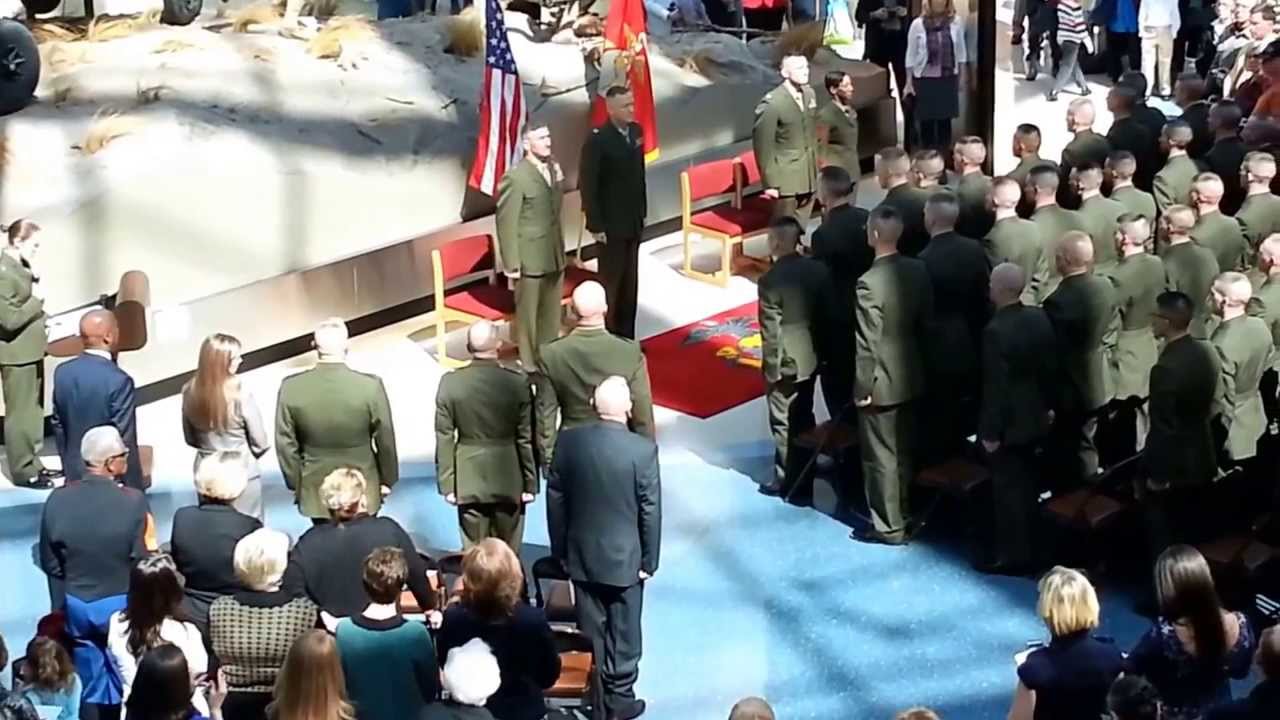 Marine Corps Oath of Office OCS215 - YouTube