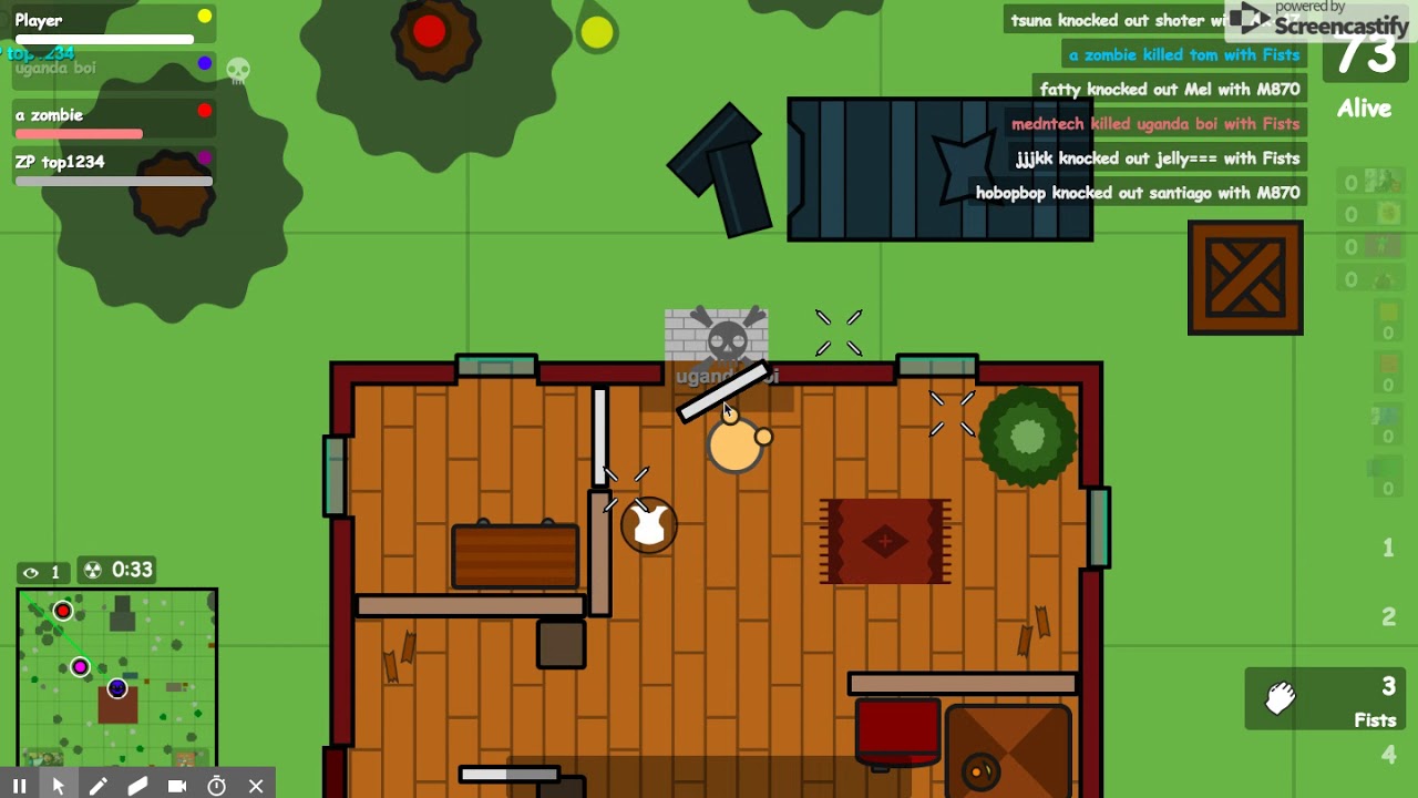 surviv.io - 2d battle royale game - YouTube