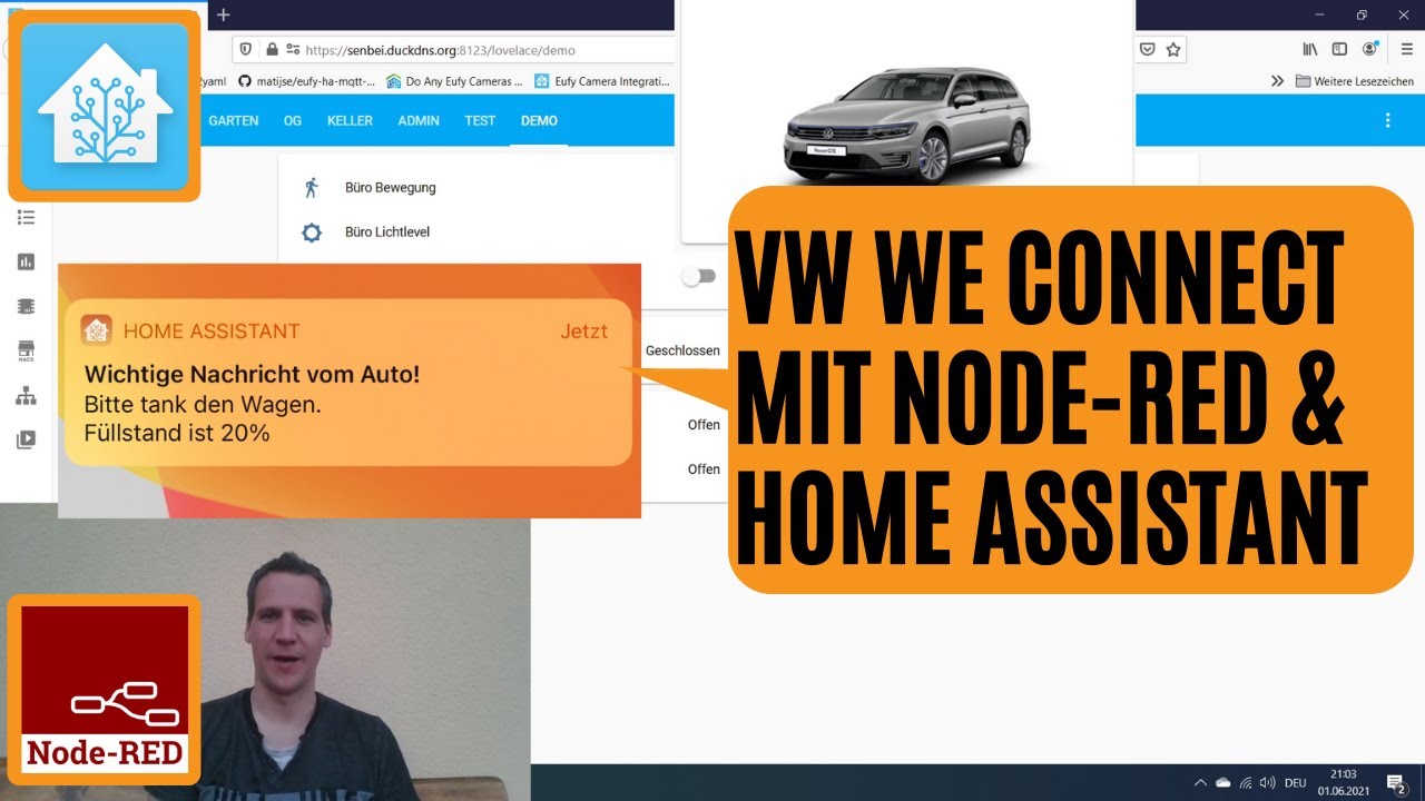 Node-RED Automationen für smarte Autos - YouTube