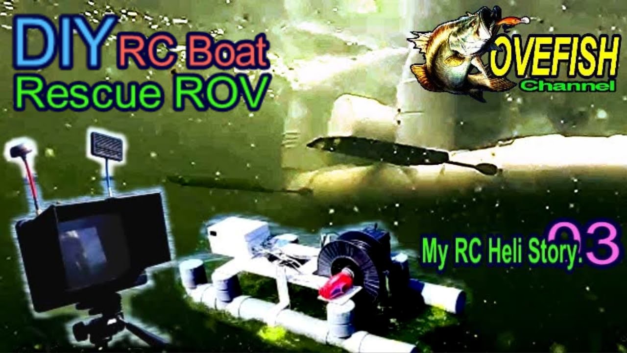 DIY RC Boatwreck Search & Rescue ROV - My Rc Heli Story.03 - YouTube