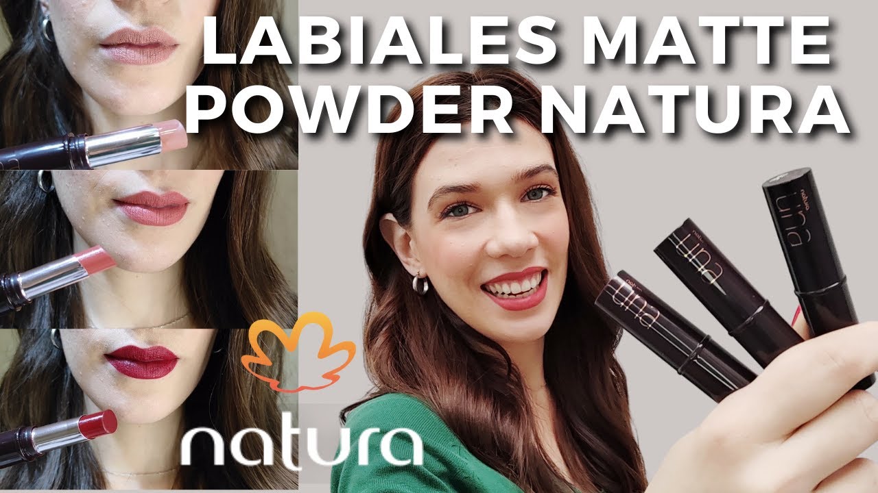 LABIALES MATTE POWDER NATURA 💄 ¡PROBAMOS SU DURACIÓN! - YouTube
