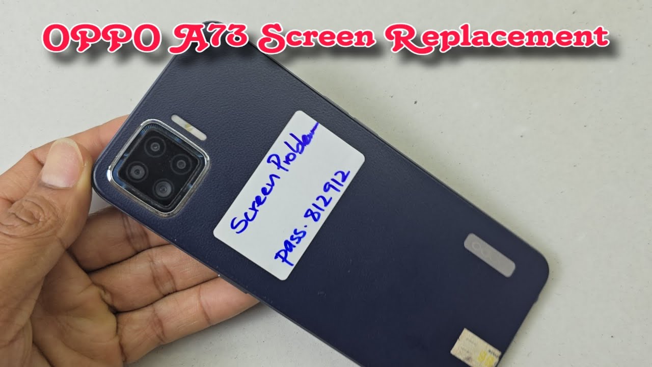 Replacement Screen Oppo A73 Cracked - Restoration Broken Phone - YouTube