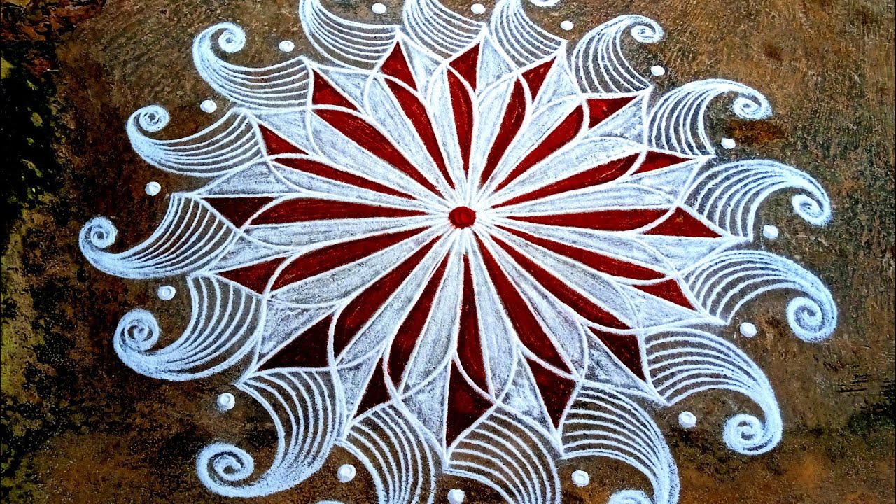Vaigasi madham traditional beautiful simple freehand Friday velli ...