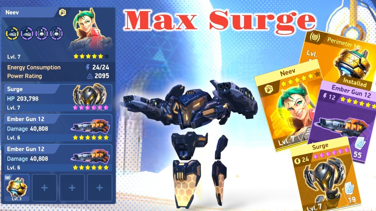 Unleashing power of Max Surge Mech | all time best mech | last upgrade ...