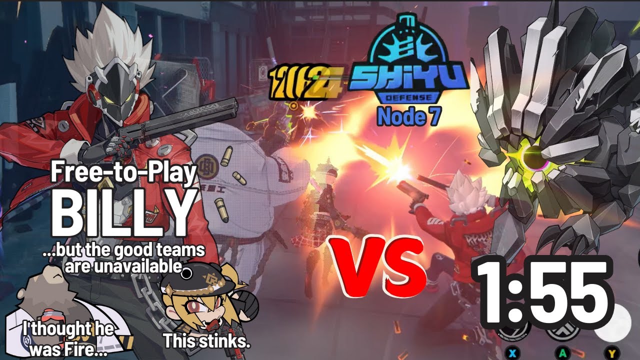 Billy vs Shiyu Defense 7... Wait. This is the wrong team! | Zenless Zone Zero v1.7 - YouTube