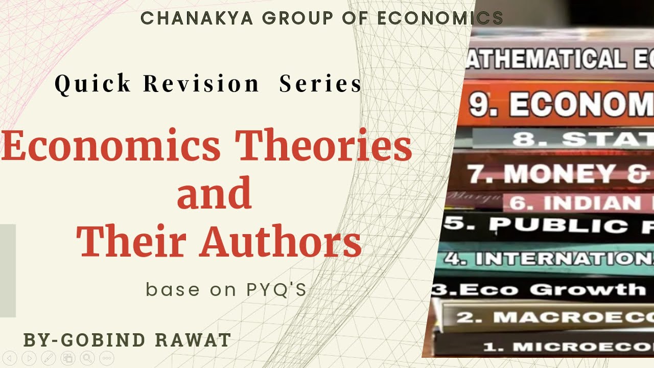 Economic theories and Their Authors - YouTube