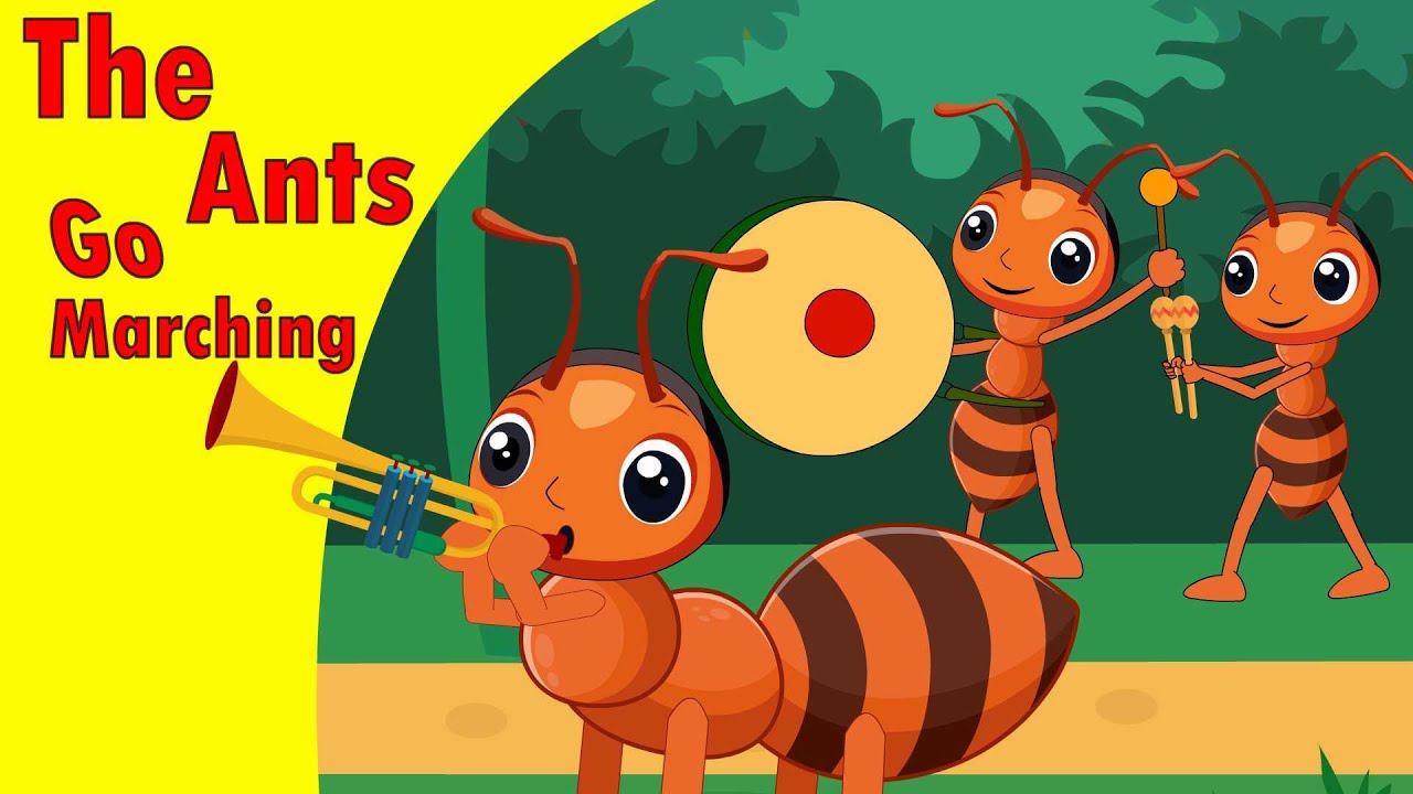 The Ants Go Marching | Baby Songs | Nursery rhymes - YouTube