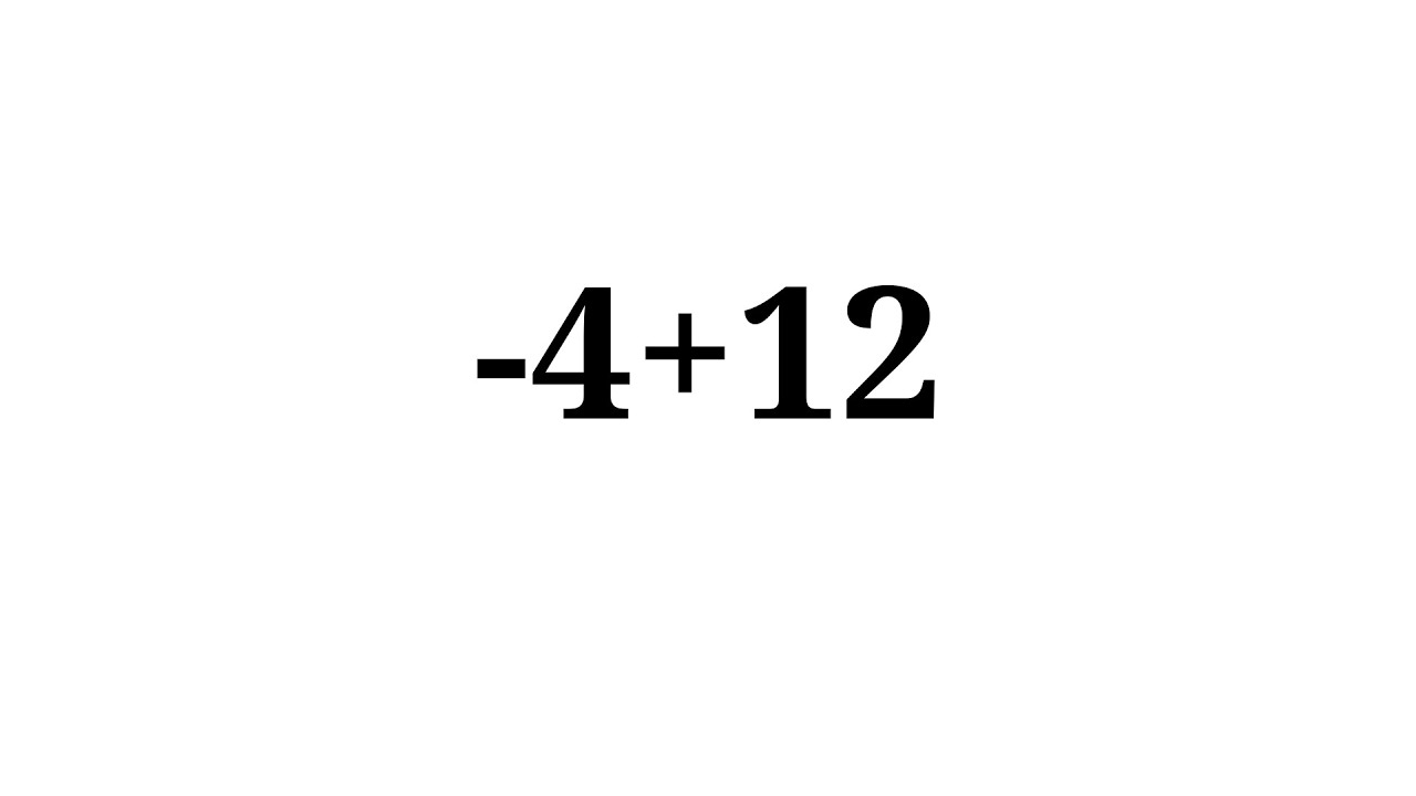 Solve 4 12 YouTube Solve 4 12 YouTube