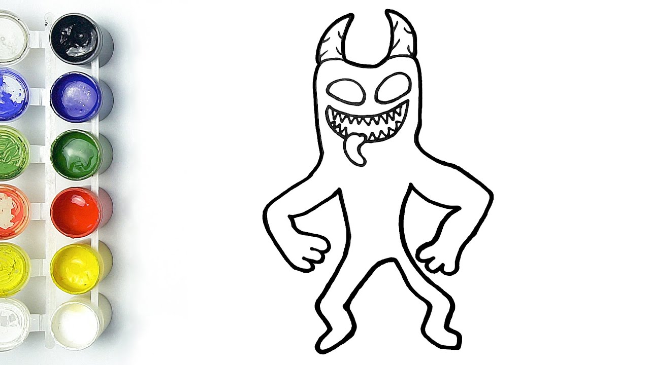 Como dibujar Evil Banban - Garten of Banban | Fácil tutorial de dibujo ...