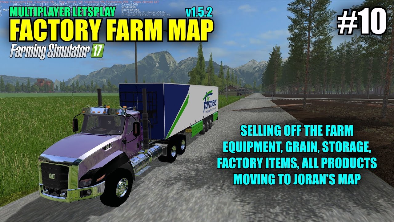 FS17 Factory Farm Map v1.5.2 "Multiplayer Letsplay" Part 10 - YouTube